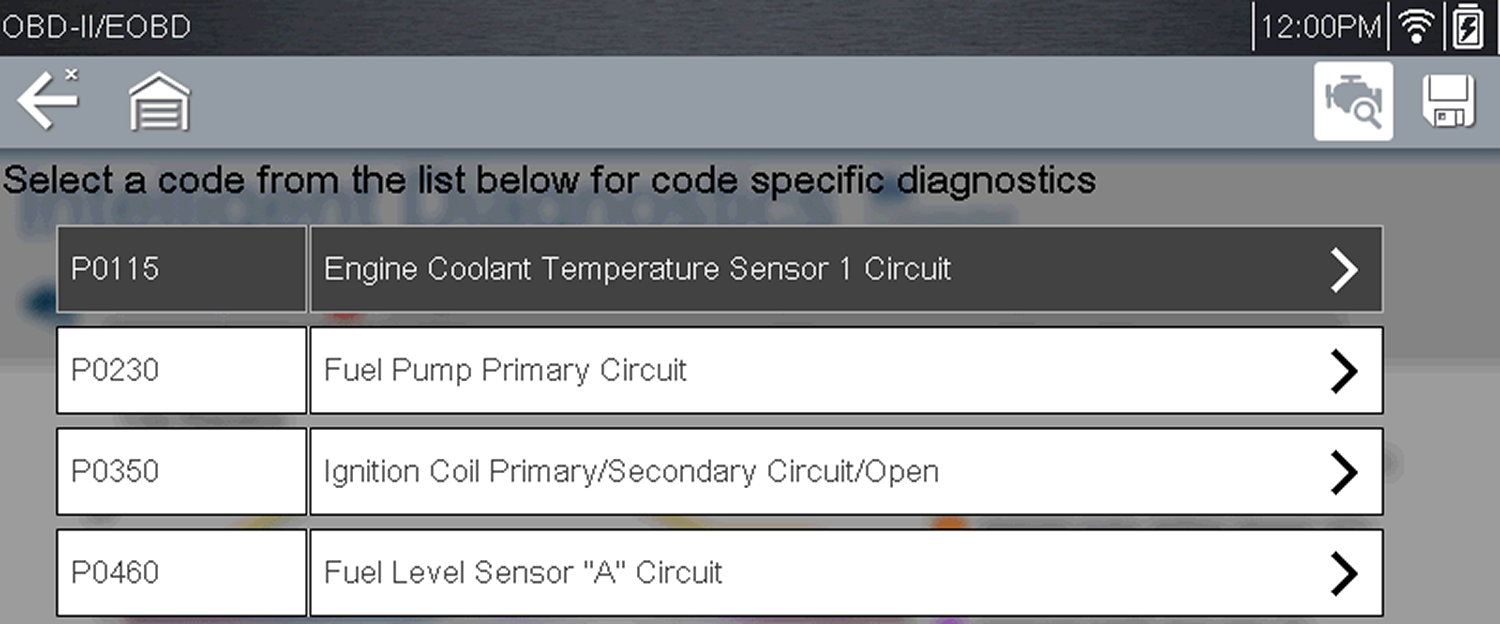 OBDII Service Modes