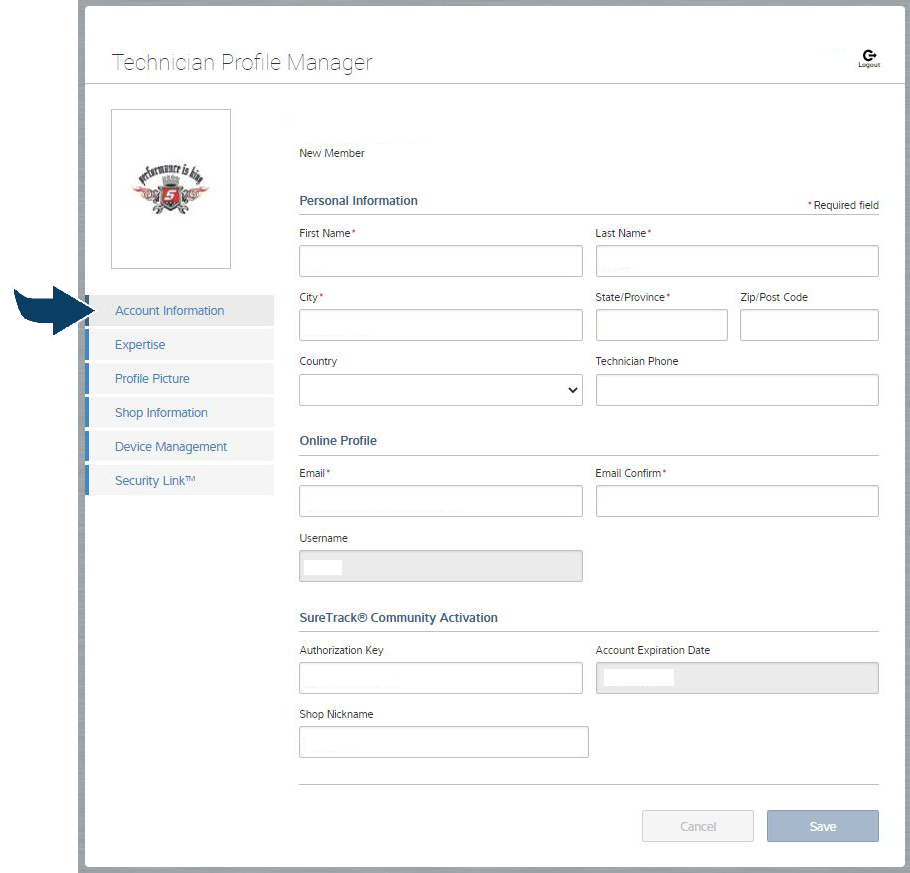 Personalize Your Profile