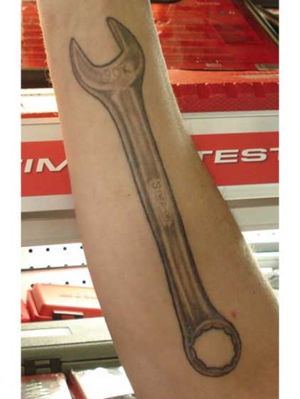 Snap On Wrench Tattoo