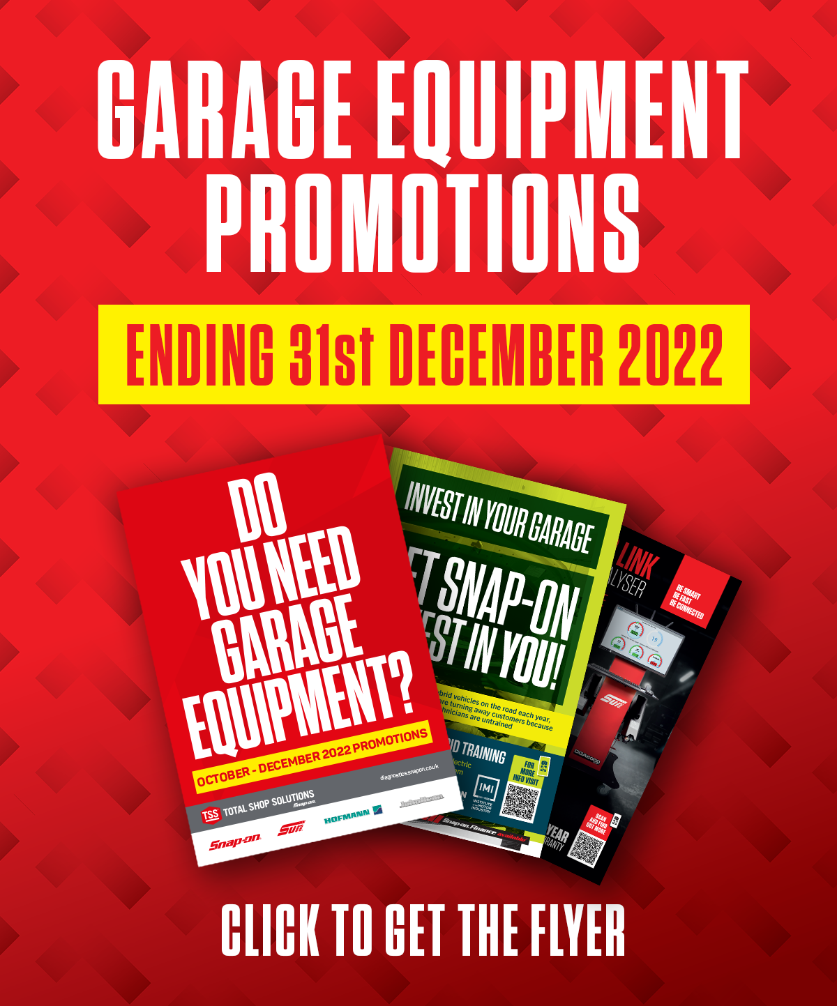 Garage Equipment Promotions Autumn 2022