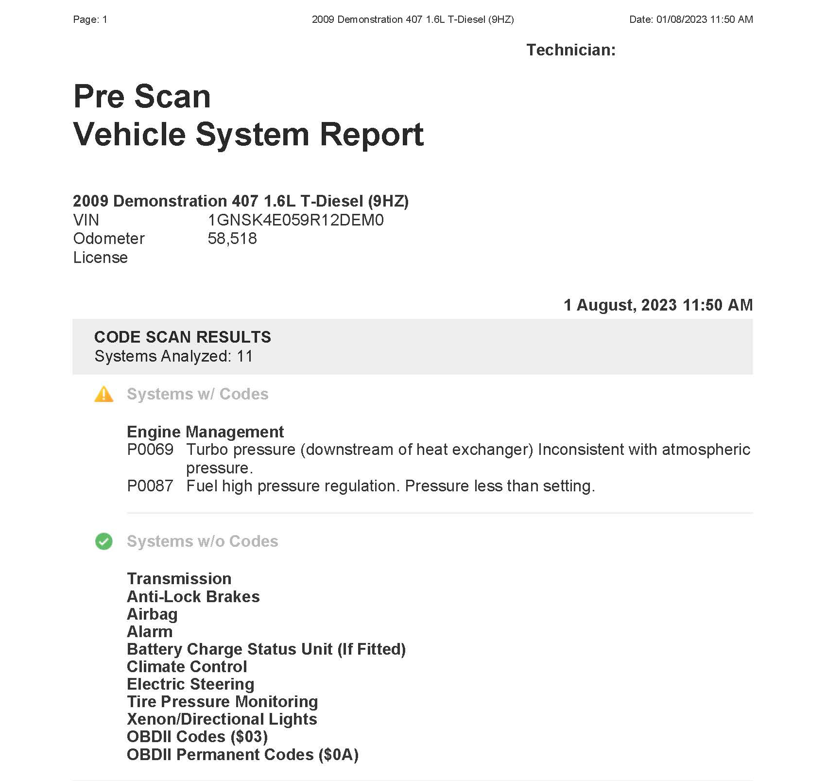 Your Guide to Snap-on® Diagnostic Health Scan Reports
