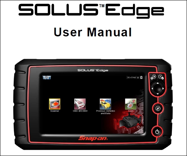 SOLUS Edge | Snap-on's Car Diagnostic Tool